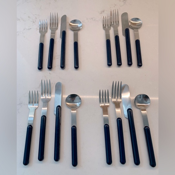 lauffer | Dining | Vintage Lauffer Japan 6 Piece Setting Mcm Blue ...